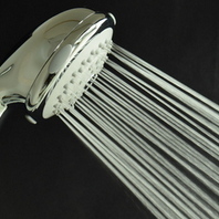 High Pressure Hand-Held Shower Heads in Chrome, Brushed Nickel ...